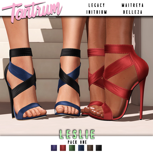Second Life Marketplace - Tantrum - Leslie Heels - Pack One